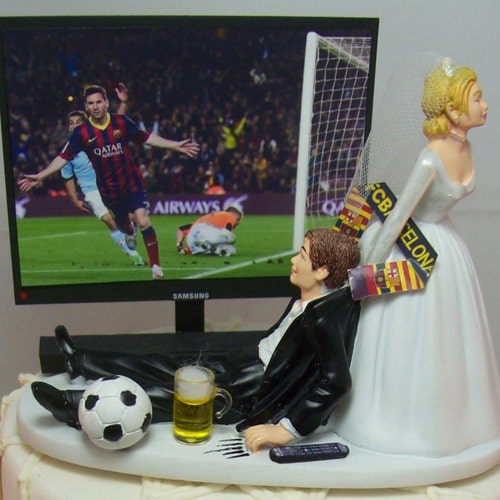 Custom Wedding Cake Topper Arsenal Fan and His Forever - Etsy Australia