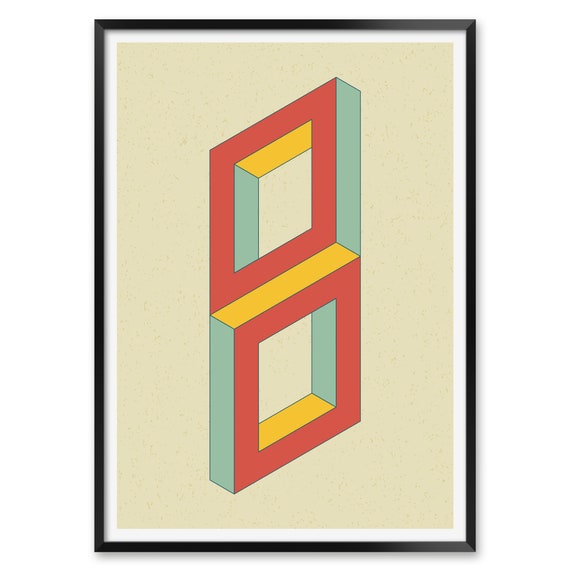 Impossible Shapes Illusion Escher, Impossible Object, Impossible