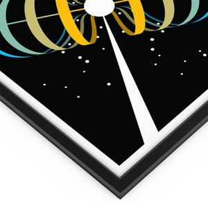 Astrophysics Print With Quasar Artwork, Astronomy and Space Inspired ...