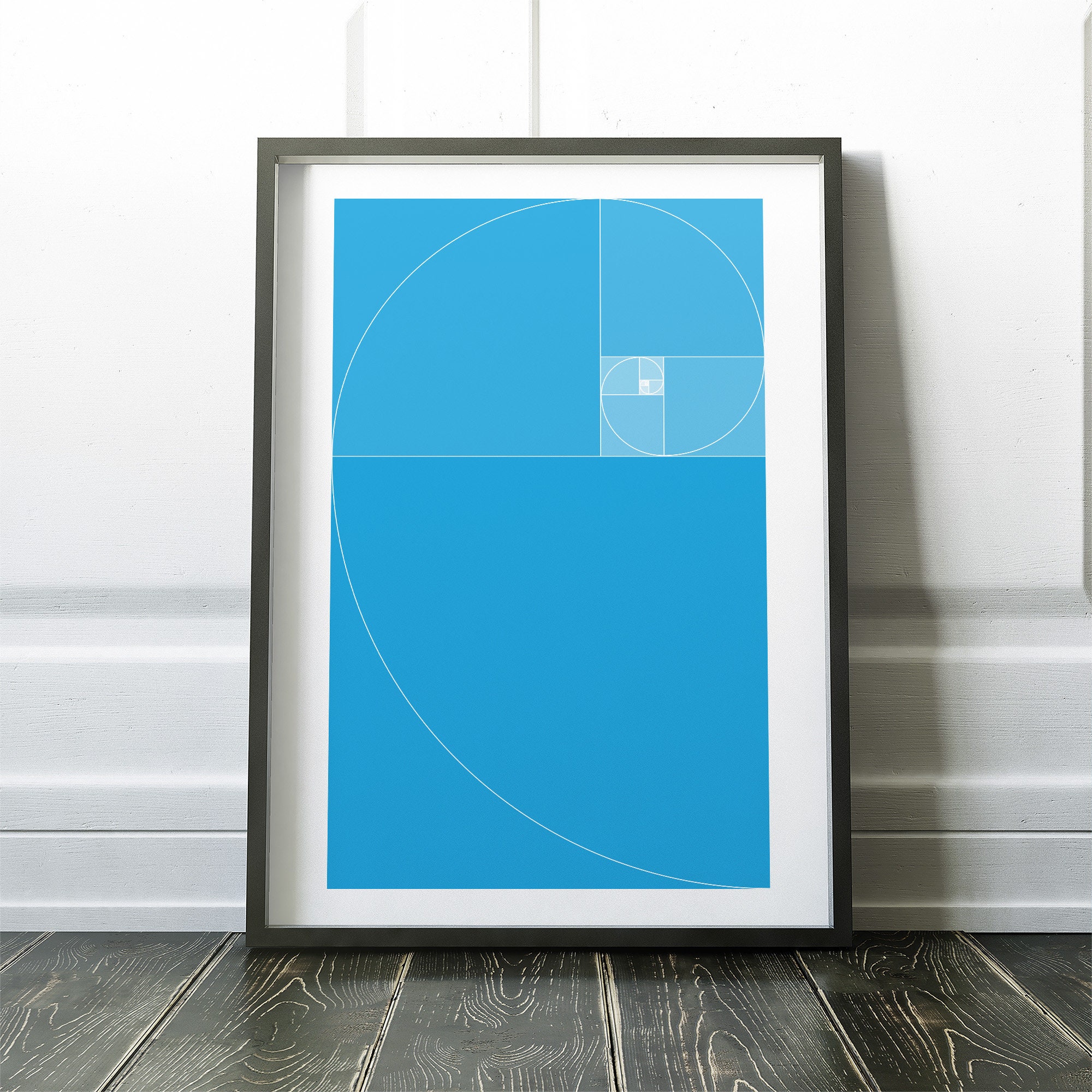 Golden Ratio Poster Pack Set of 4 Prints With Fibonacci - Etsy