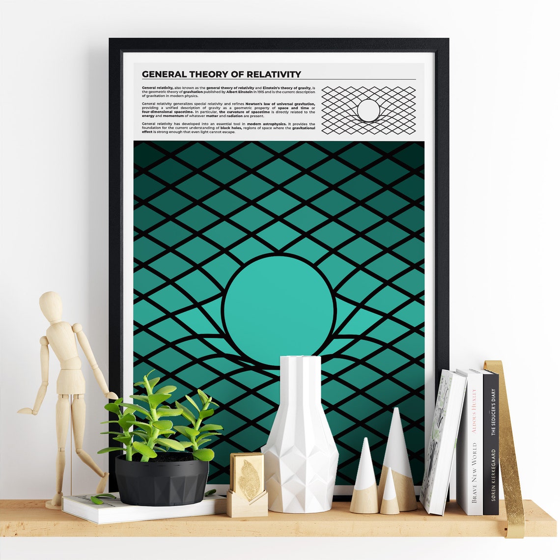 General Theory of Relativity Poster for Classrooms Physics - Etsy