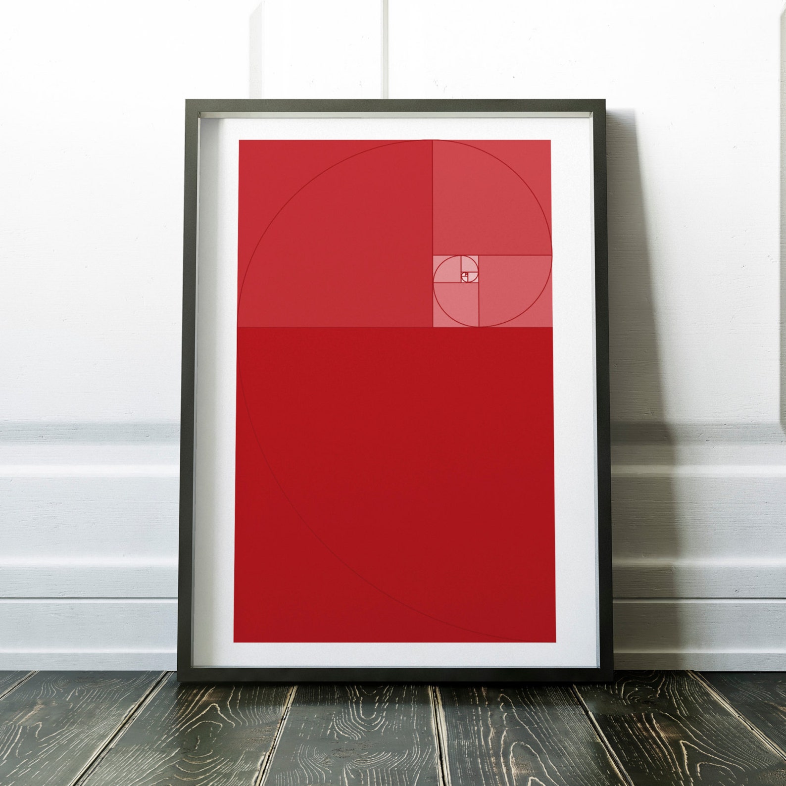 Golden Ratio Print Golden Ratio Spiral Fibonacci Spiral Wall | Etsy Canada