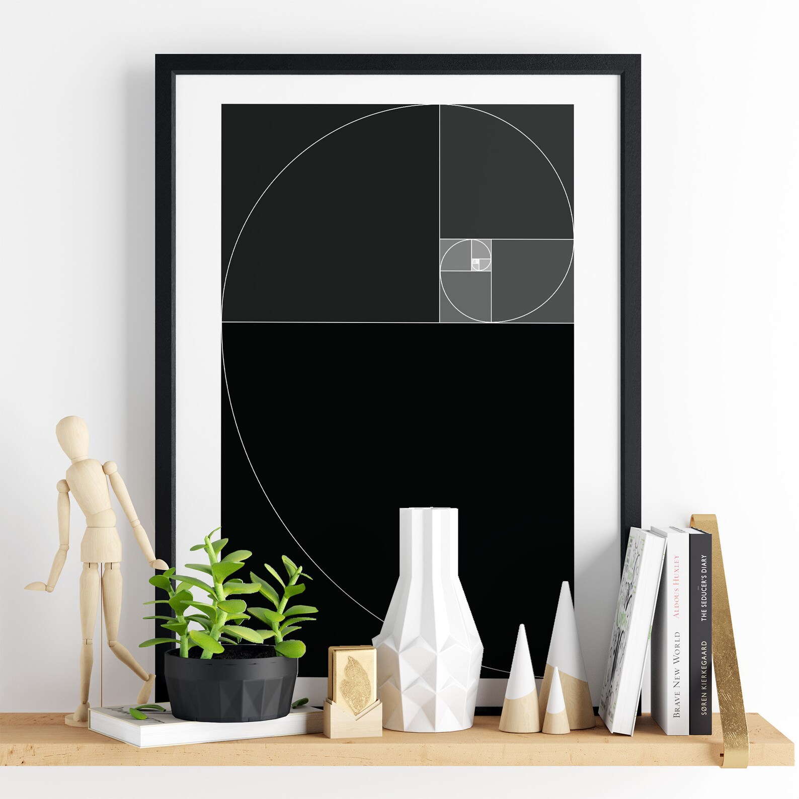 Golden Ratio Print Golden Ratio Spiral Fibonacci Spiral Wall - Etsy