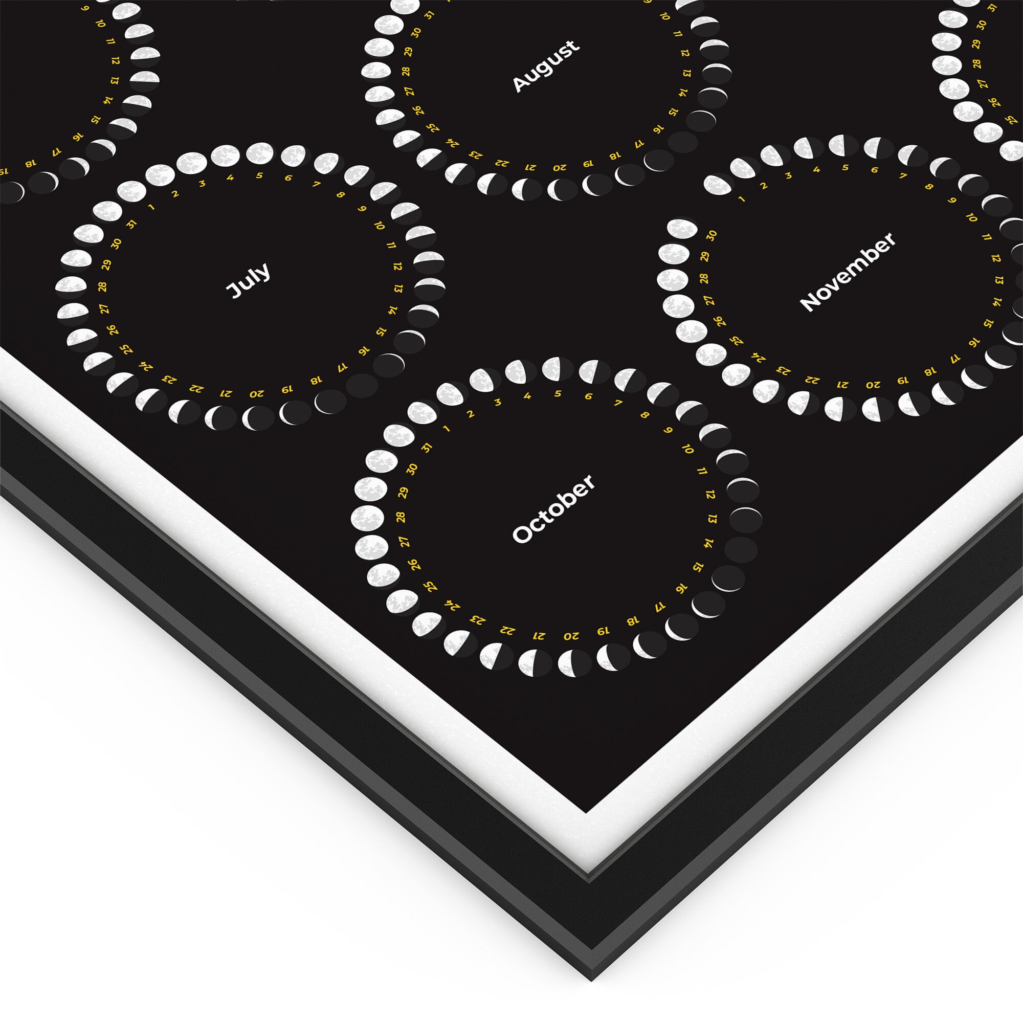 2023 Lunar Calendar Poster for Living Room Decor Circular - Etsy