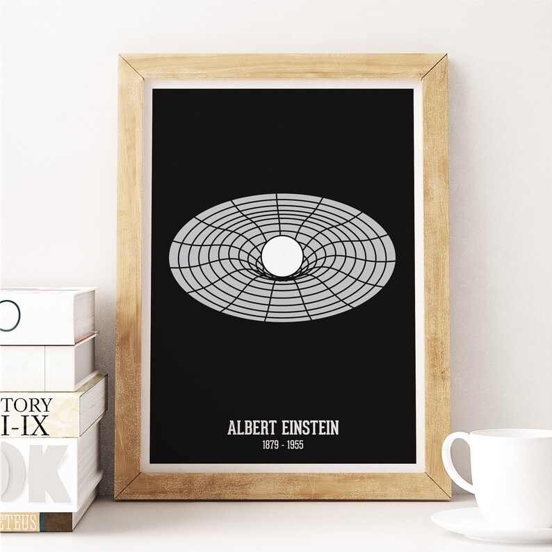 Einstein Wall Art Albert Einstein Poster Science Decor - Etsy Australia
