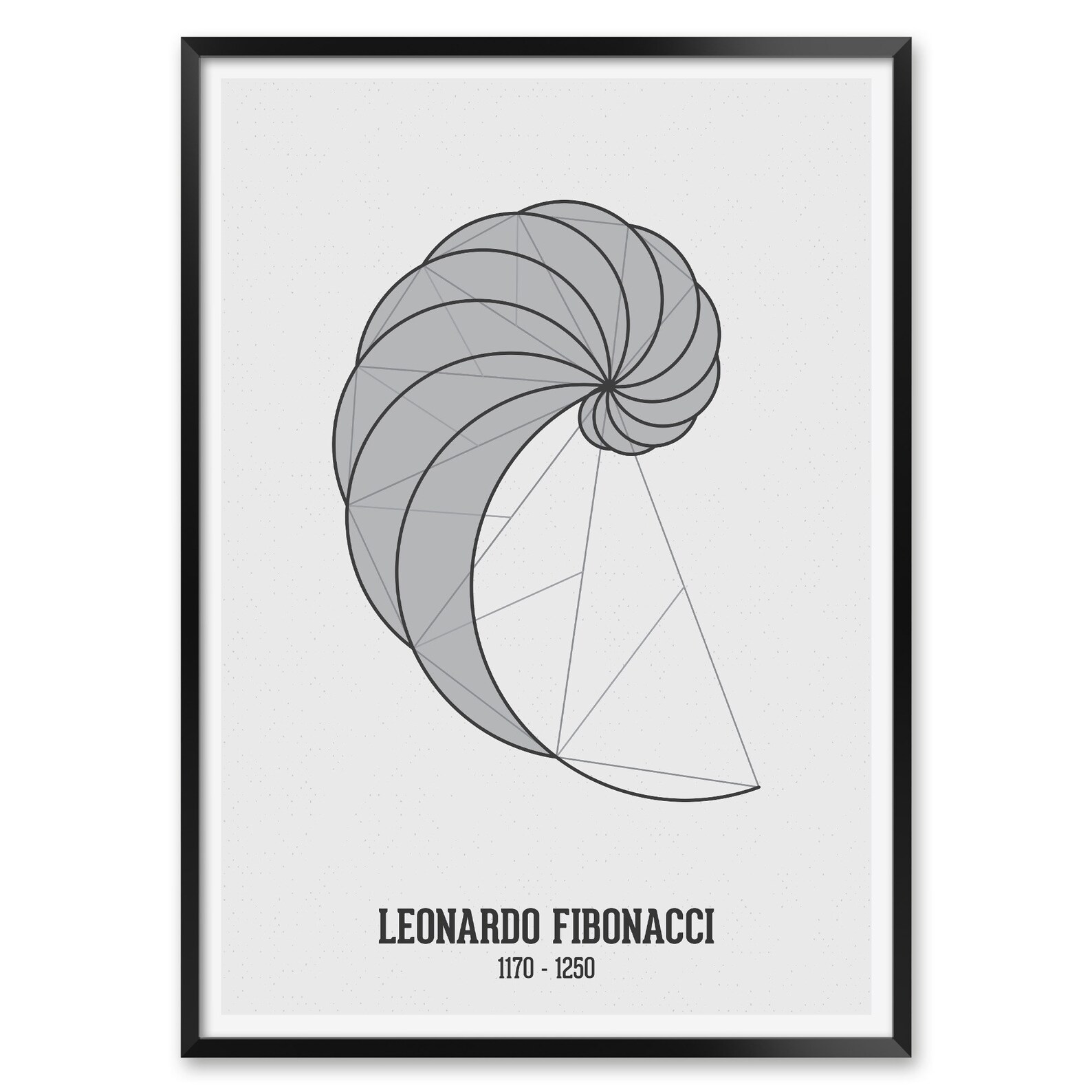 Fibonacci Spiral Wall Art Mathematics Poster Fibonacci - Etsy