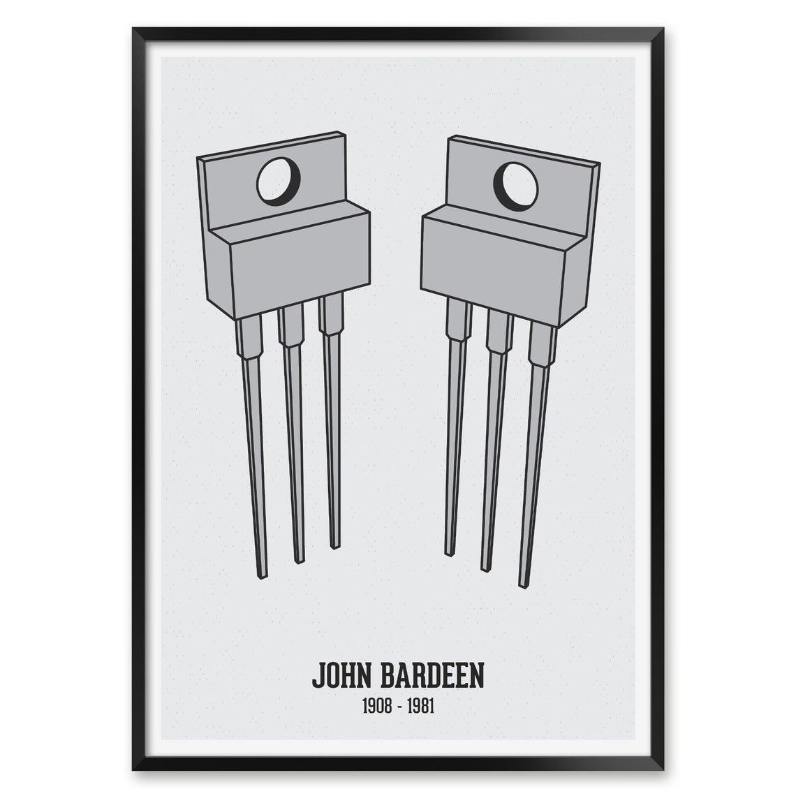 Famous Scientist Poster Science Print John Bardeen Print - Etsy