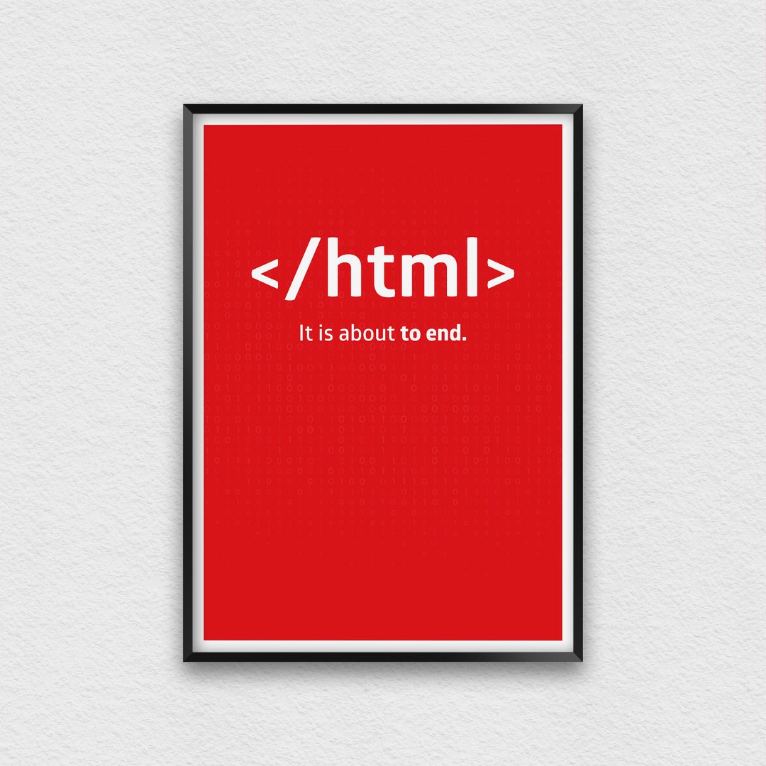 Web Developer Inspirational Quote Poster, Web Designer Poster to Hang ...