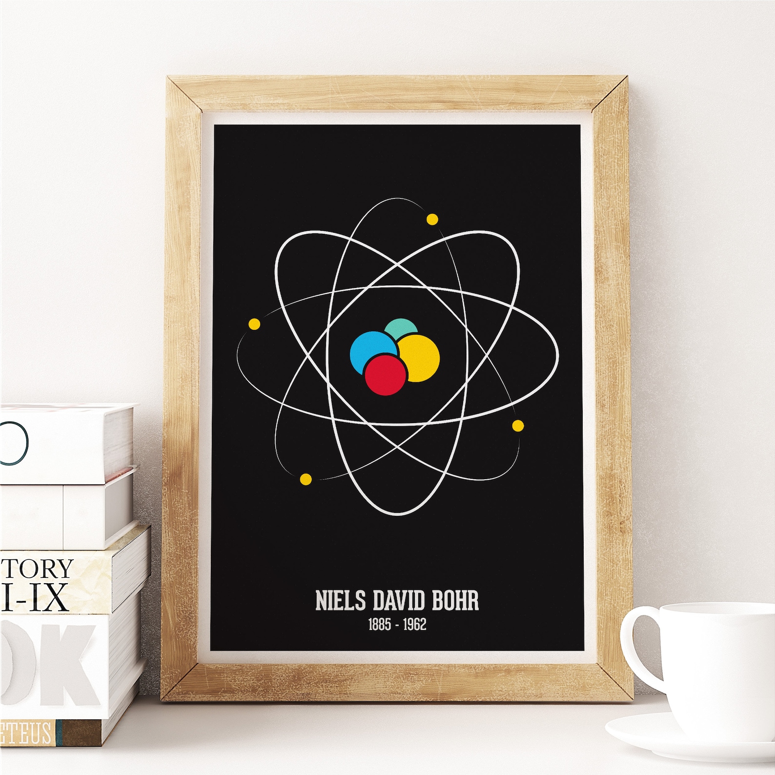 Niels Bohr Science Print Physics Print Science Poster Bohr | Etsy