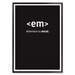 Coding Poster, Gift for Programmers, Em CSS Code Print, Web Designer ...