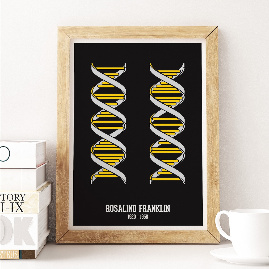 Rosalind Franklin DNA Print Famous Scientist Poster Women in - Etsy