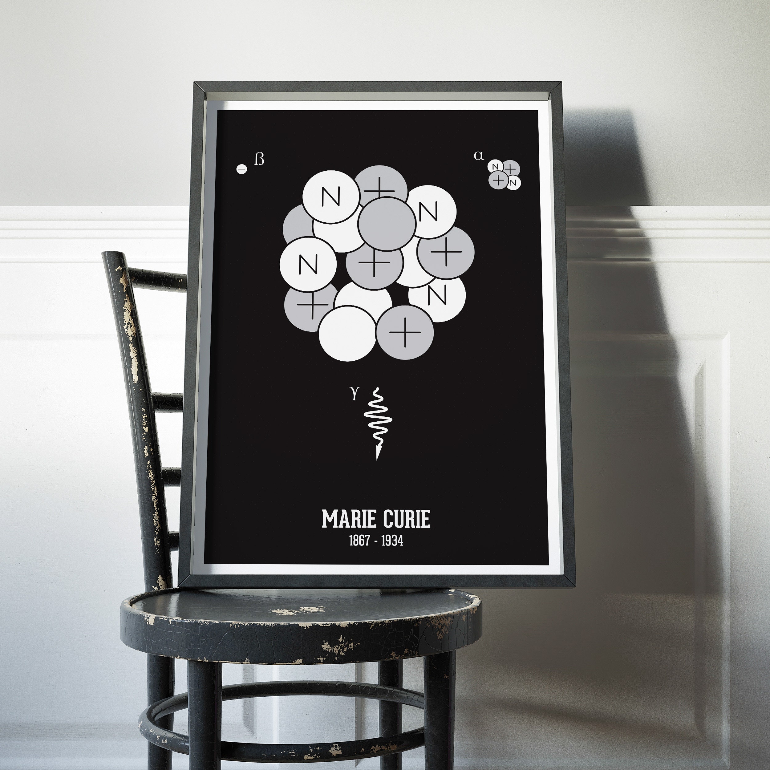 Marie Curie Art Science Art Poster Scientist Women Print - Etsy