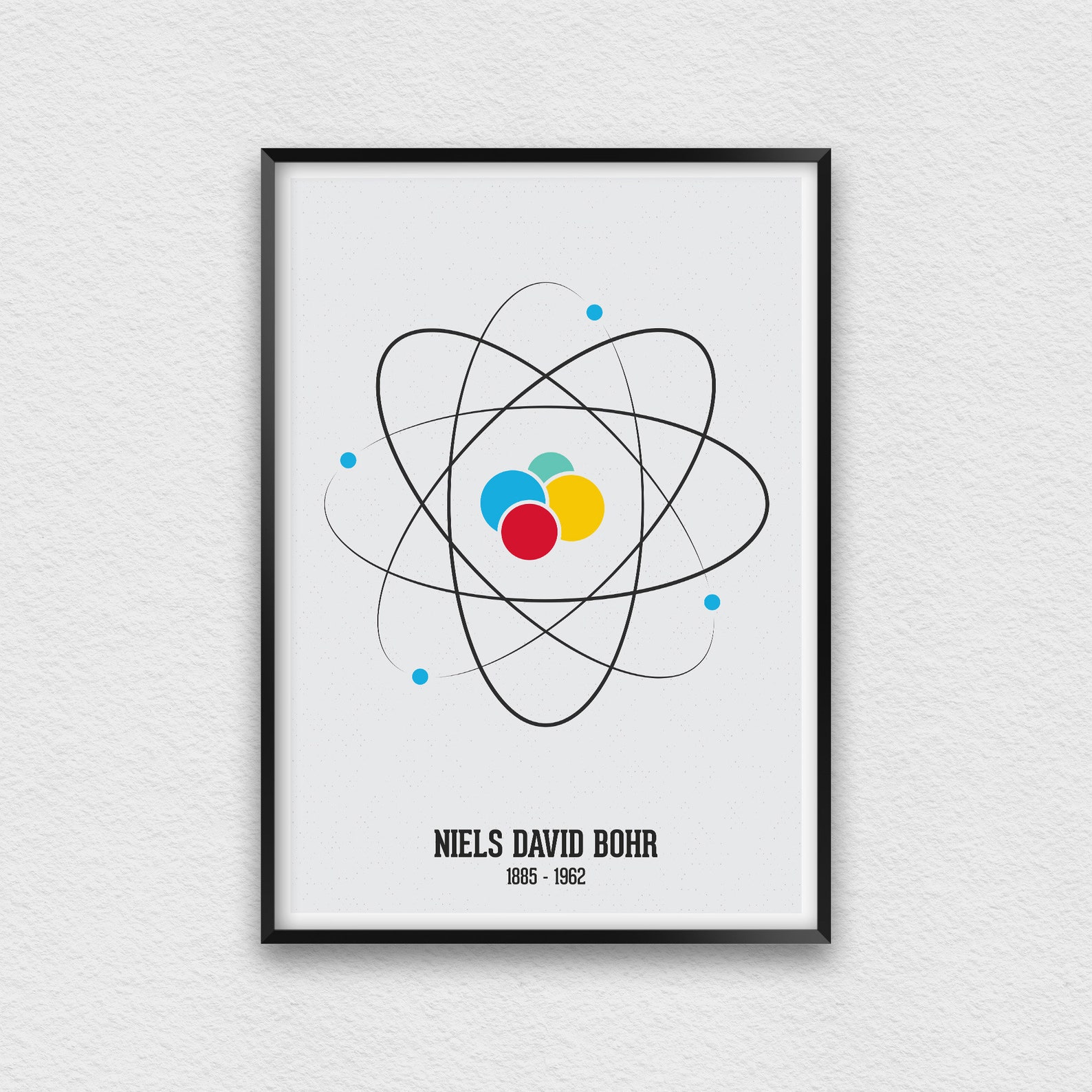 Niels Bohr Science Print Physics Print Science Poster Bohr - Etsy
