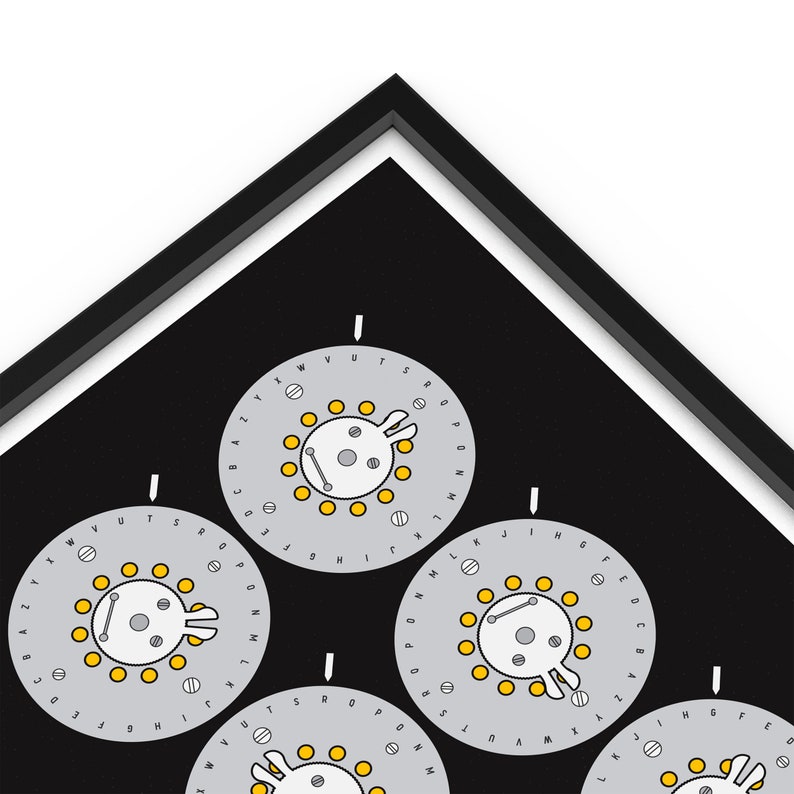 Alan Turing Machine Print Geek Wall Art Programmer Gift | Etsy