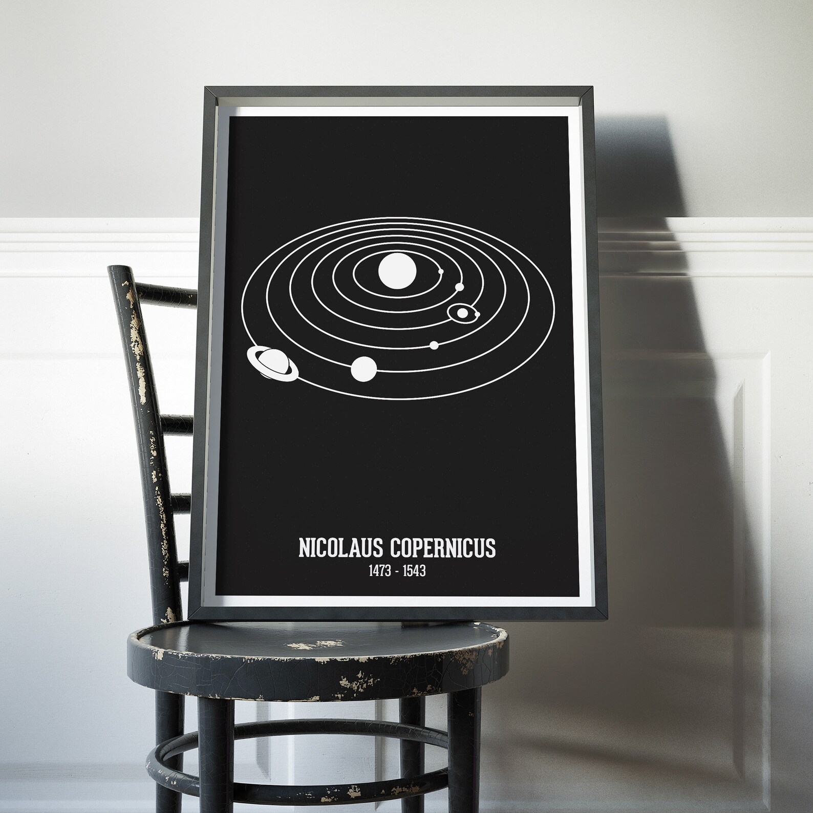 Copernicus Solar System Poster Astronomy Art Space Wall Art - Etsy
