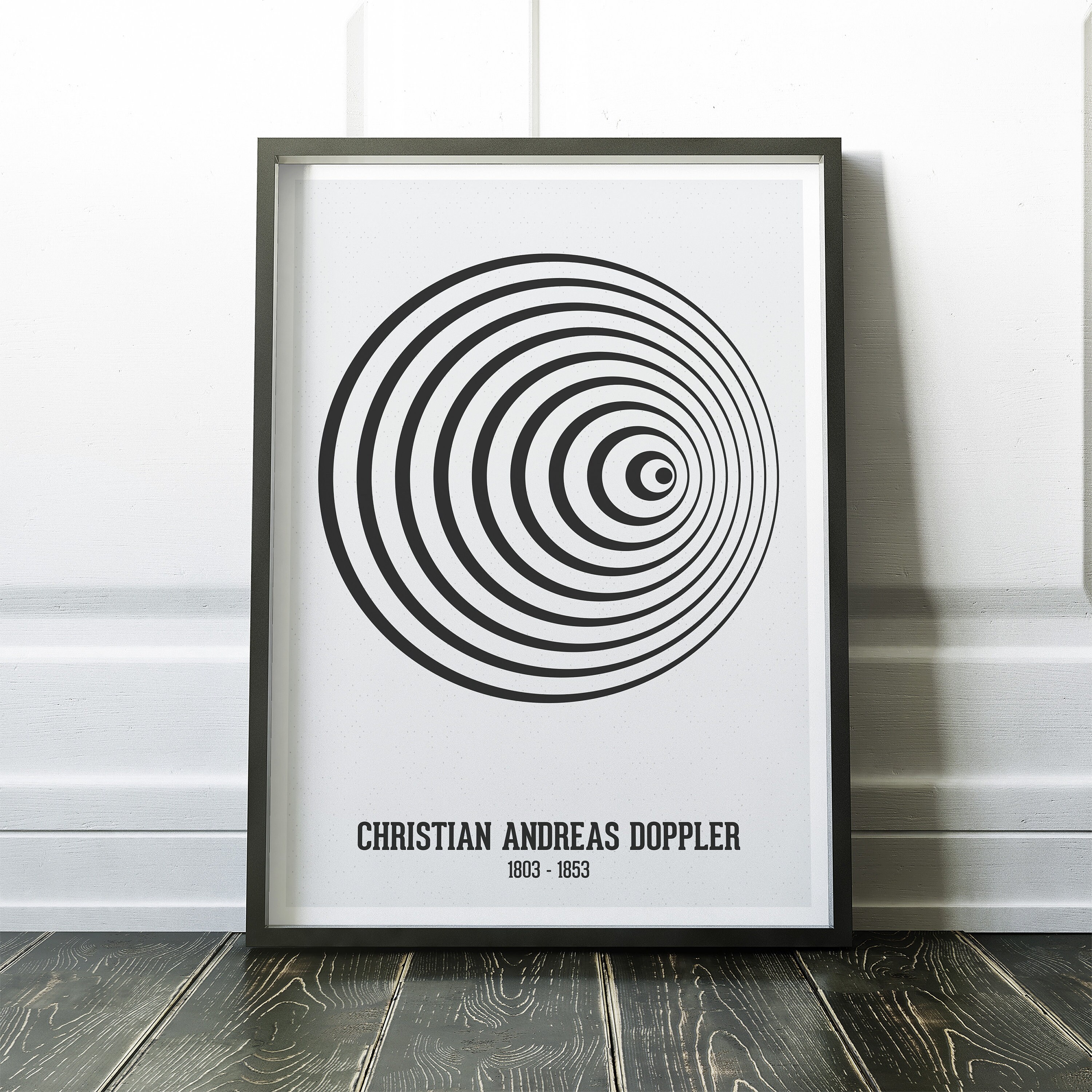 Doppler Effect Print Christian Doppler Poster Doppler Shift | Etsy