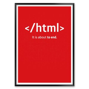 Web Developer Inspirational Quote Poster, Web Designer Poster to Hang ...