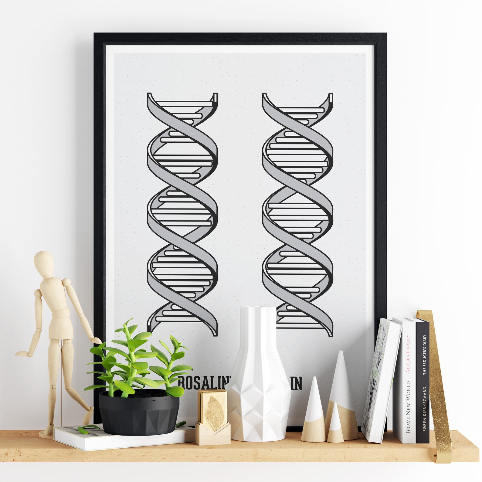 Rosalind Franklin DNA Print Famous Scientist Poster Women in - Etsy