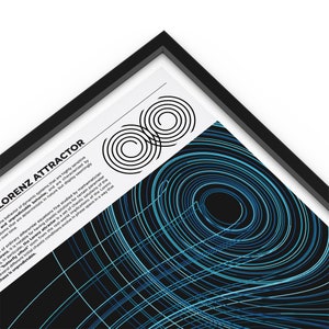 Chaos Theory Print Set: Lorenz Attractor, Strange Attractors, Chaos ...