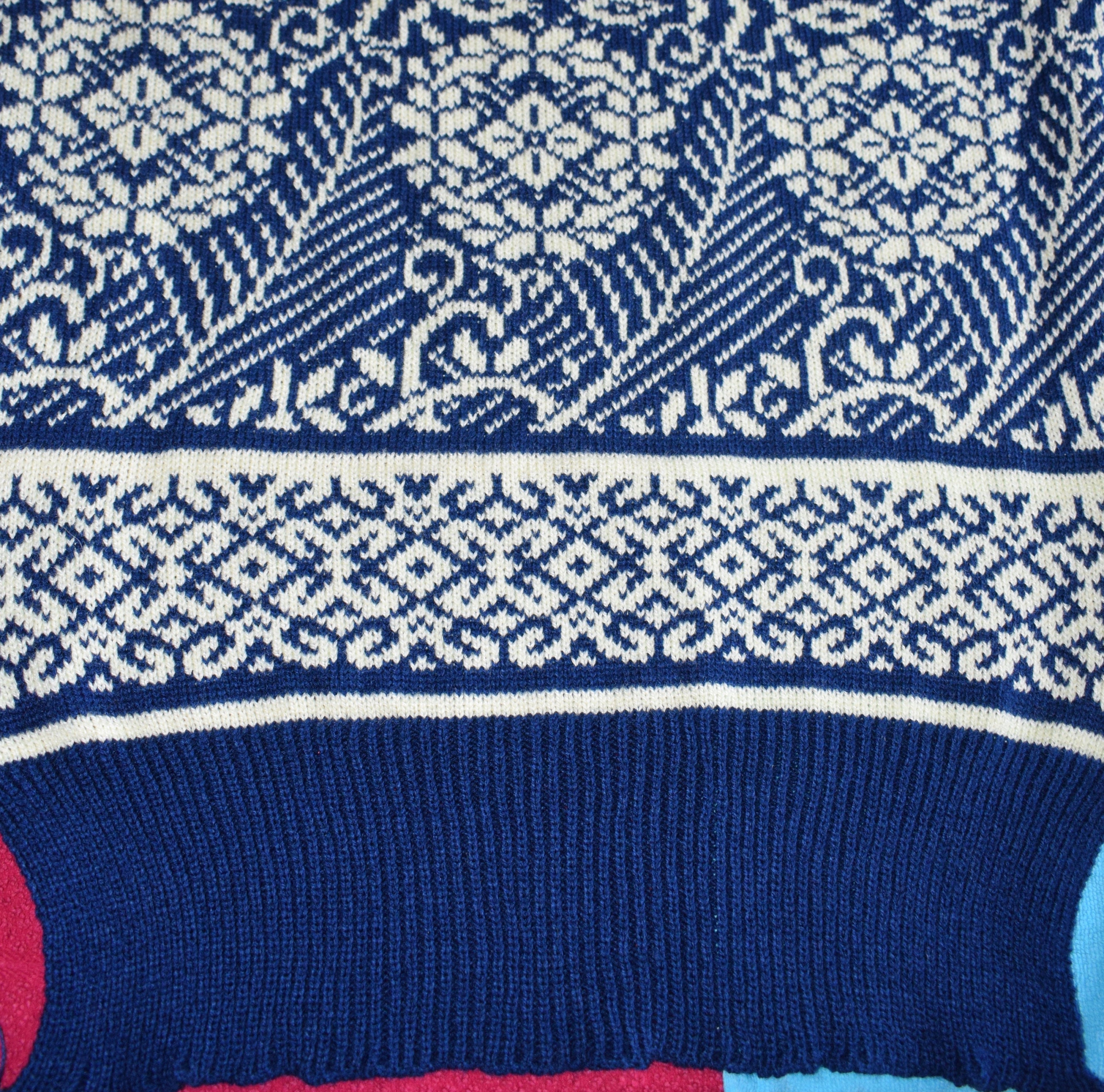 Ladies Sweater, Pullover,knitting Pattern, Blueprint,fair Isle Jumper ...