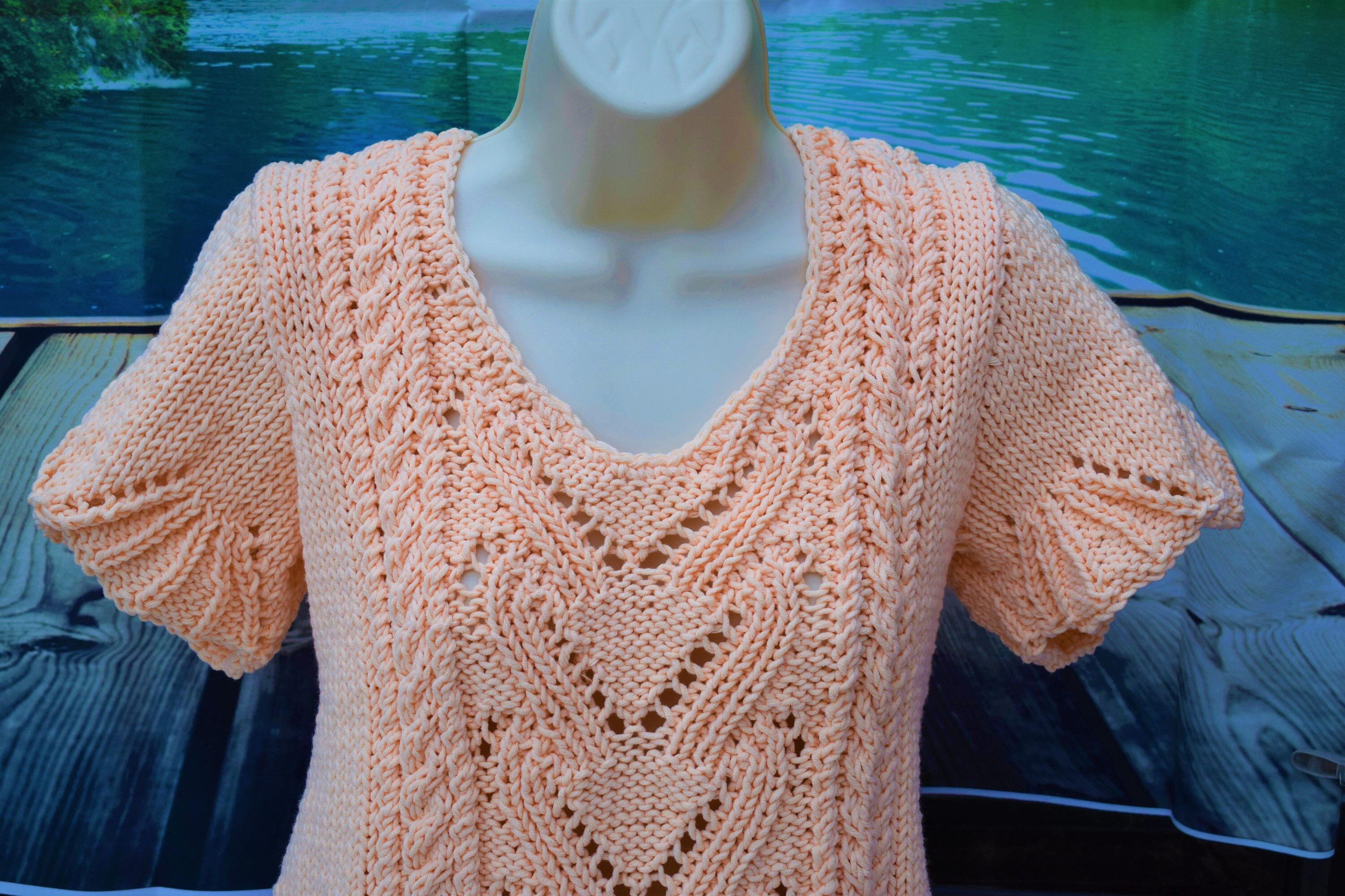 Summer Top Patternknitting Patternhand Made Lace Pattern - Etsy