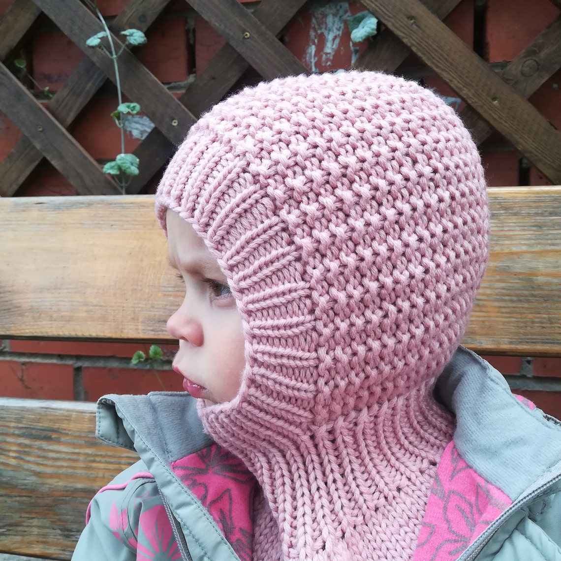 Kids balaclava.Knit Merino Wool | Etsy