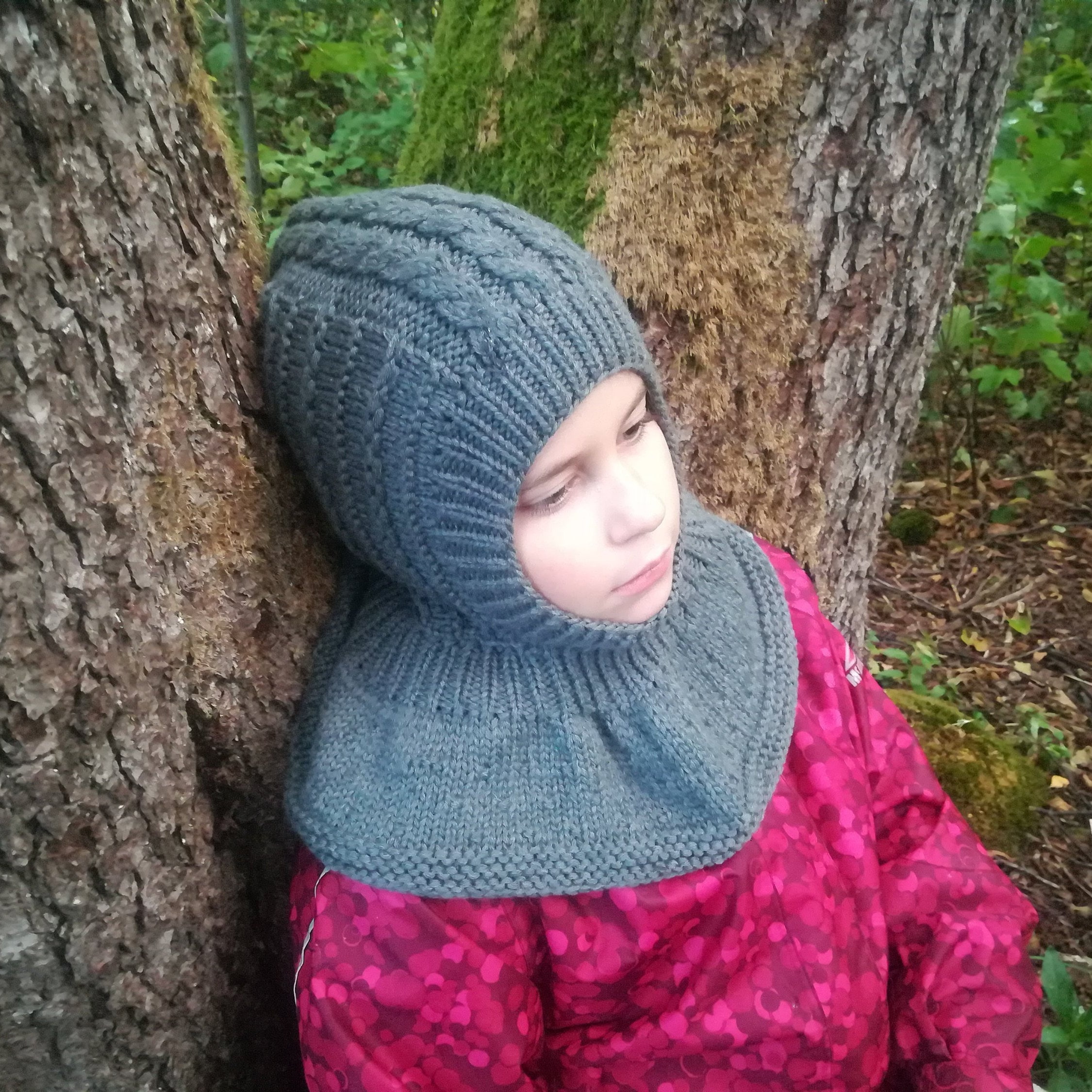 Kids Balaclava.grey Child Balaclava. Merino Wool Balaclava. - Etsy
