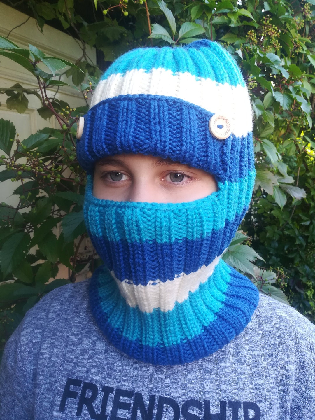 Kids Balaclava.turtleneck Balaclava.merino Wool Balaclava.baby/toddler ...