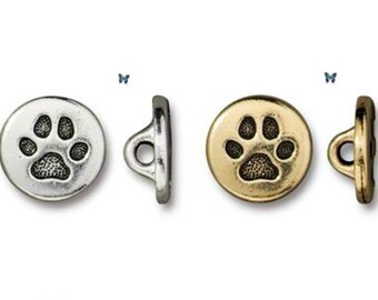 Paw button | Etsy