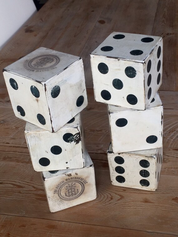Wood Dice Lawn Outdoor Beach Lake Camping or Wedding | Etsy