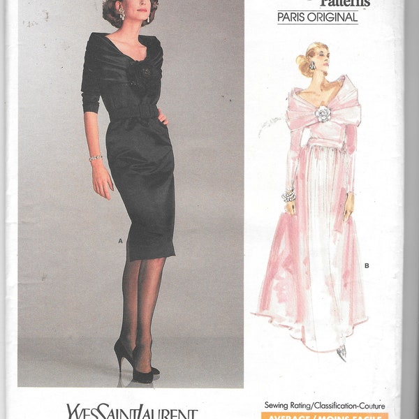 Vogue Yves Saint Laurent Patterns - Etsy