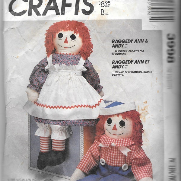 Raggedy Doll Pattern - Etsy