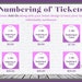 Sequential Numbering of Tickets Add-on for Raffle Drawings, Enter to ...
