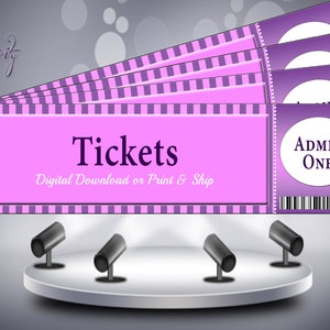 Event / Banquet Tickets Printed With Sequential Numbering | Etsy