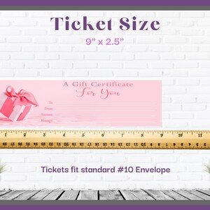Editable Valentine's Day Gift Certificate Template With Pink Gift Box ...