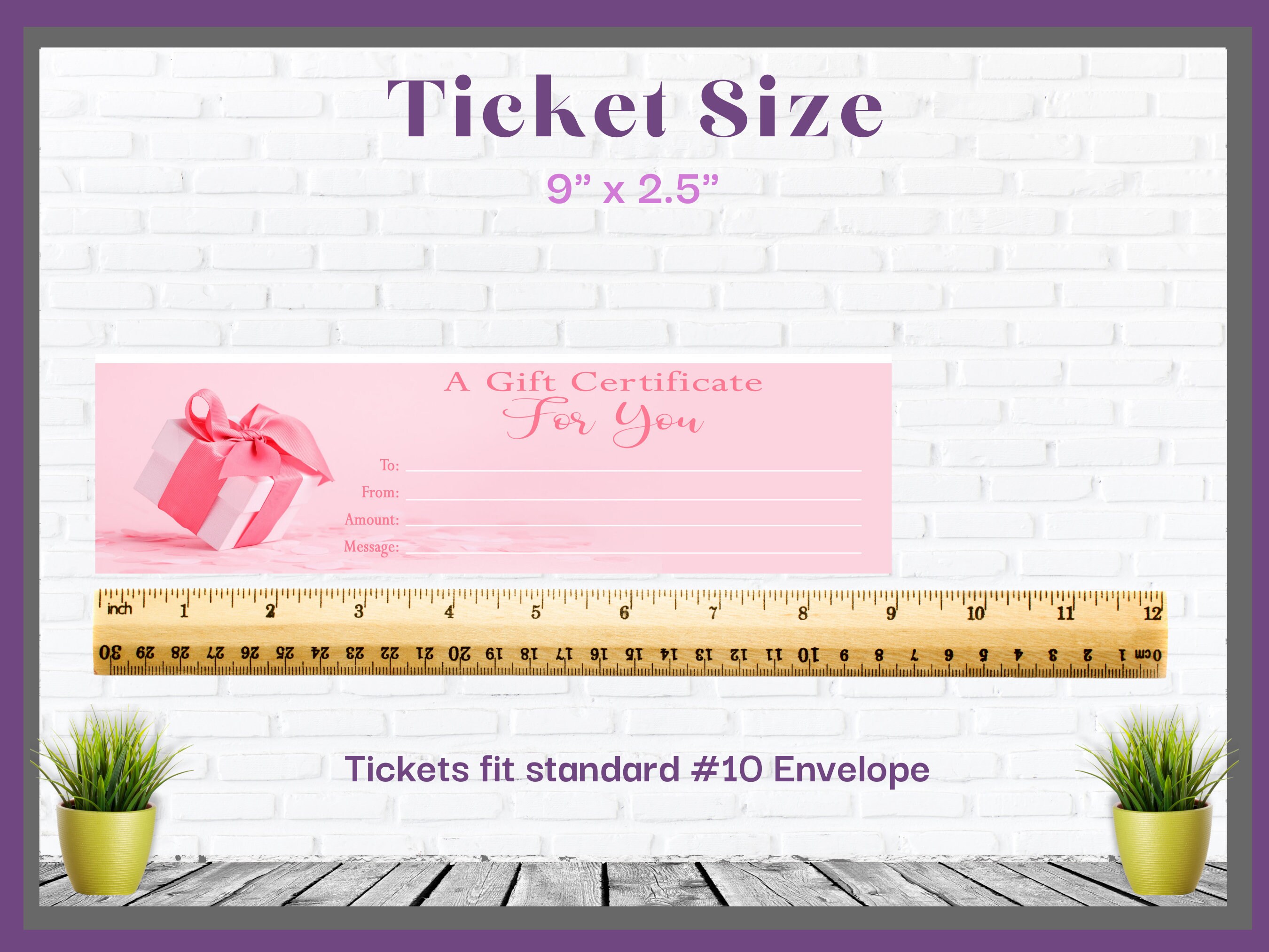 Editable Valentine's Day Gift Certificate Template With Pink Gift Box ...