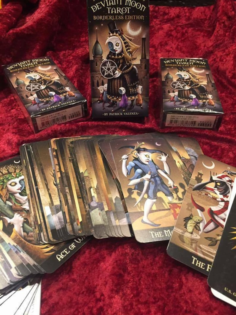 Deviant Moon Tarot Authentic Deck Valenza Etsy