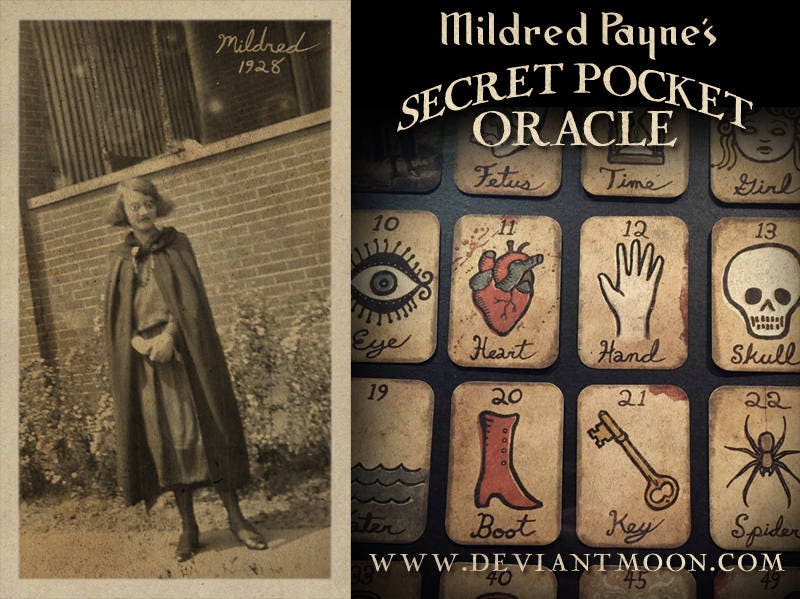 Secret Pocket Oracle Mildred Payne MINI DECK - Etsy 日本