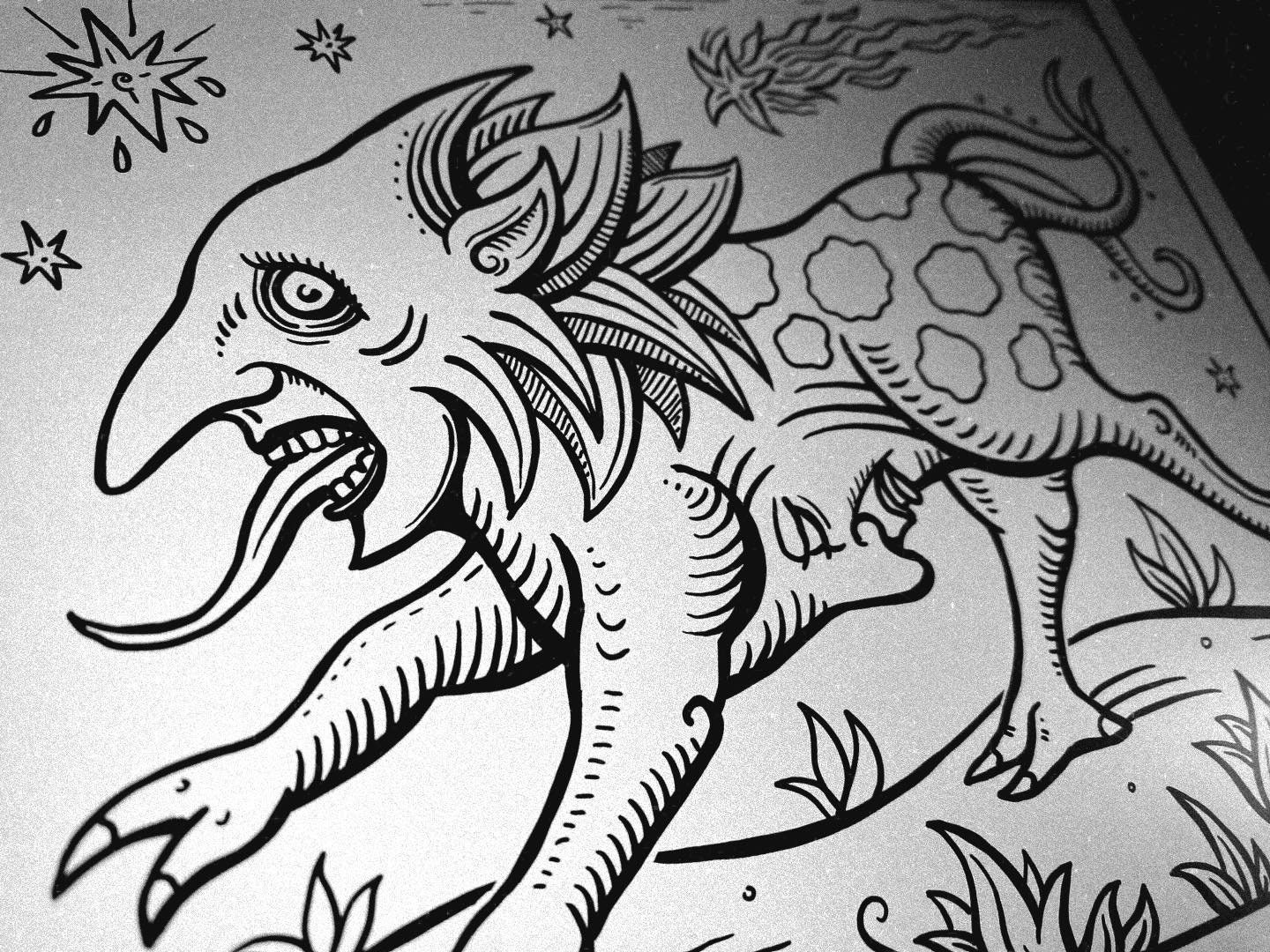 Beasties Coloring Book. (deviant Moon Inc. Patrick Valenza) PREORDER ...