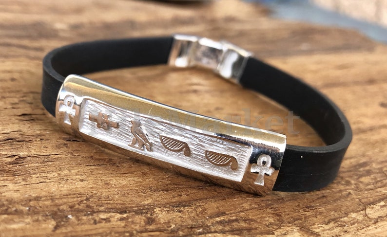 Egyptian Personalized Nameplate Solid Silver Custom Name - Etsy