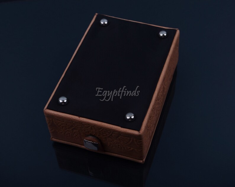 Amazing Egyptian Osiris Genuine Leather Jewelry Treasure Box | Etsy