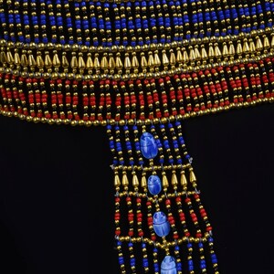 Beautiful Egyptian Scarab Beaded Cleopatra Belt - Etsy