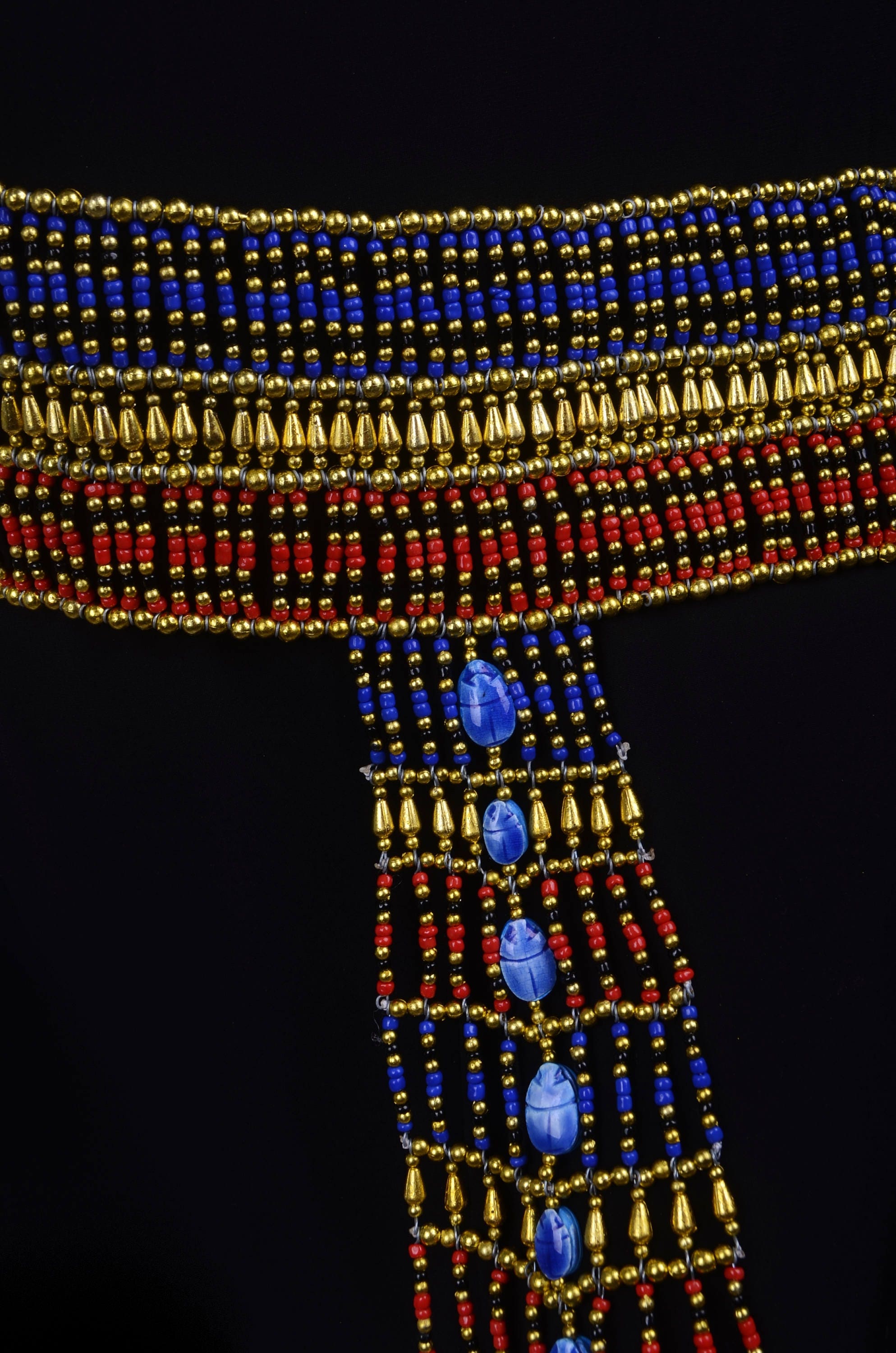 Beautiful Egyptian Scarab Beaded Cleopatra Belt - Etsy