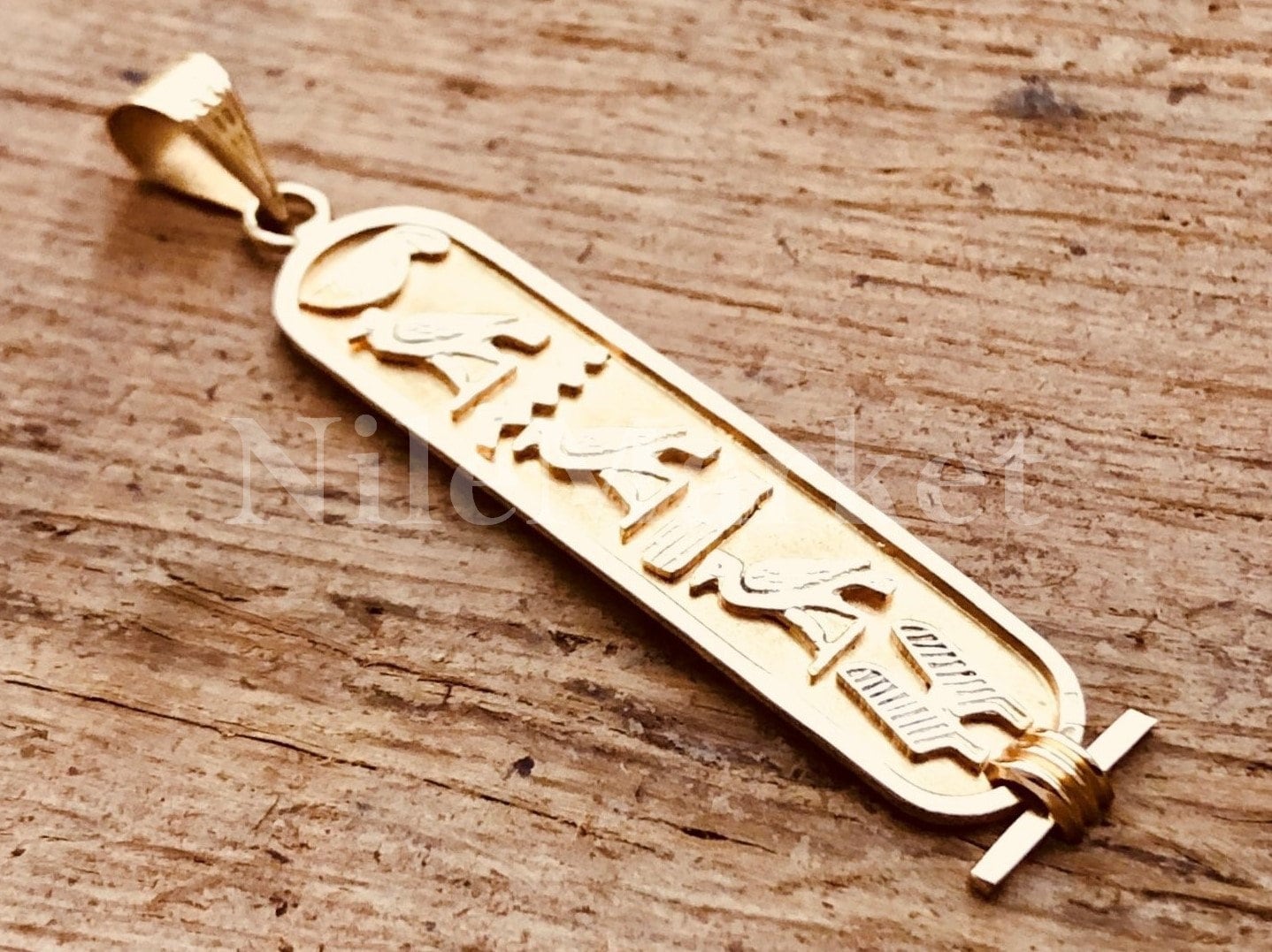 Egyptian Personalized 18k Solid Gold Customized 18K Gold - Etsy