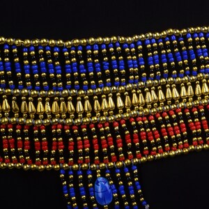Beautiful Egyptian Scarab Beaded Cleopatra Belt - Etsy