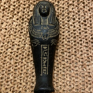 Unique Rare Group of 3 Aswan Clay Pottery Ancient Egyptian Ushabti ...