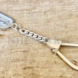 Egyptian Personalized Solid Silver Cartouche Key Chain Keyring , WORLD ...