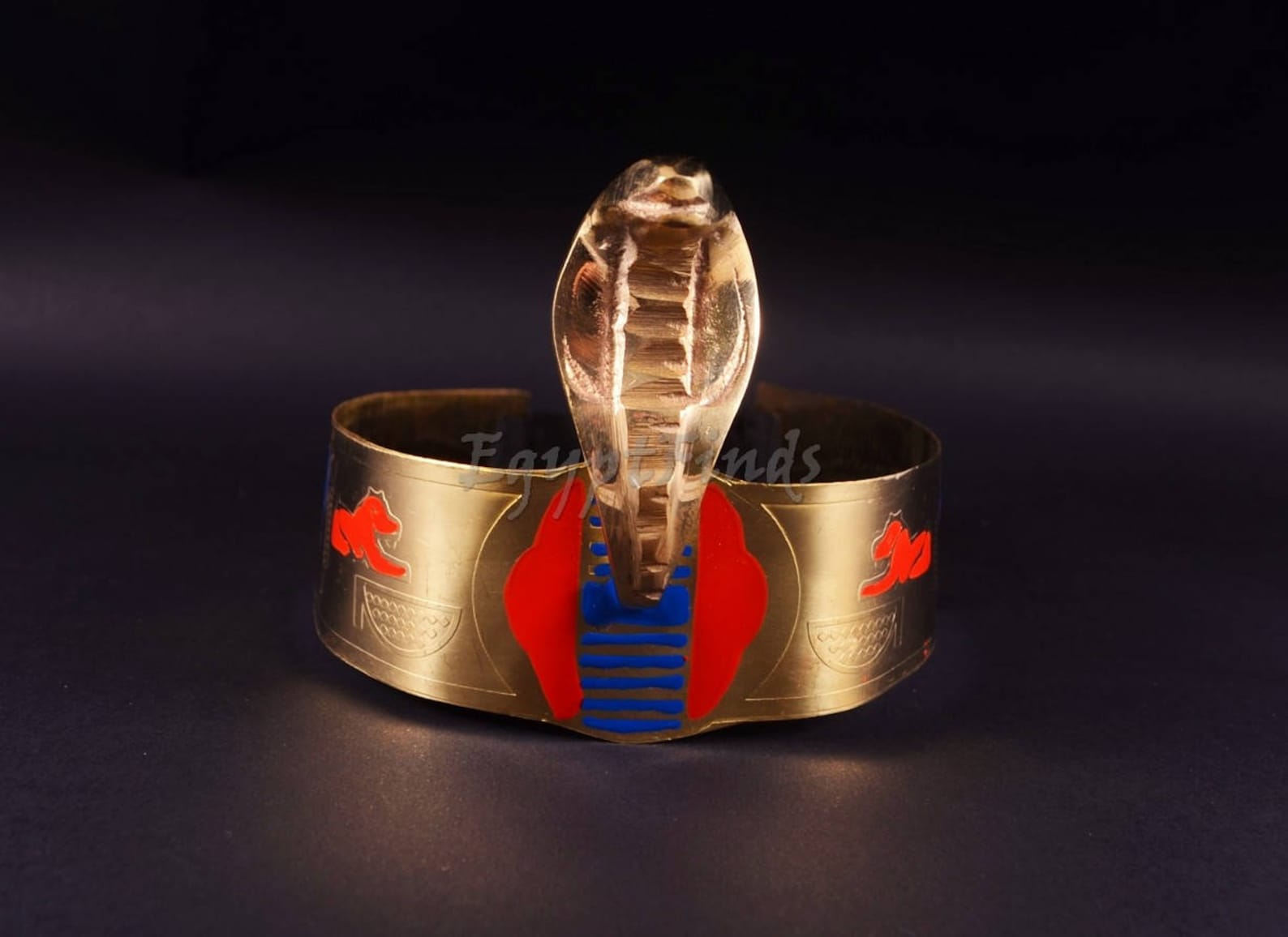 Egyptian Queen Cleopatra Cobra Brass Crown Headband Halloween - Etsy UK