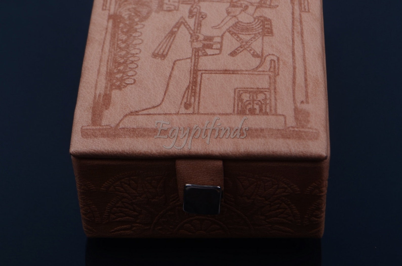 Amazing Egyptian Osiris Genuine Leather Jewelry Treasure Box | Etsy