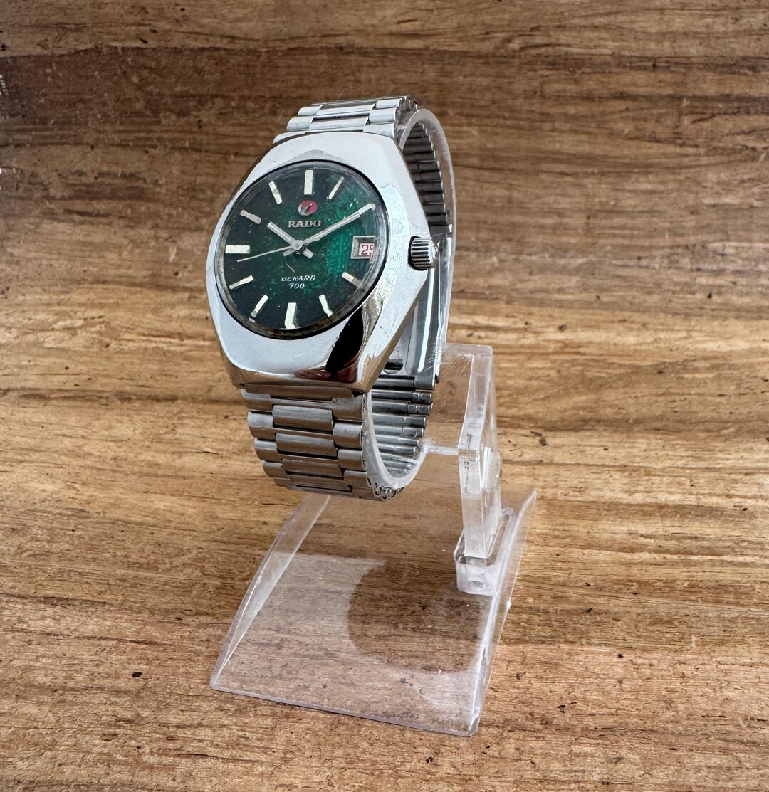 Vintage Rado Berard 700 Automatic Date Steel Men Wrist Watch Vintage ...